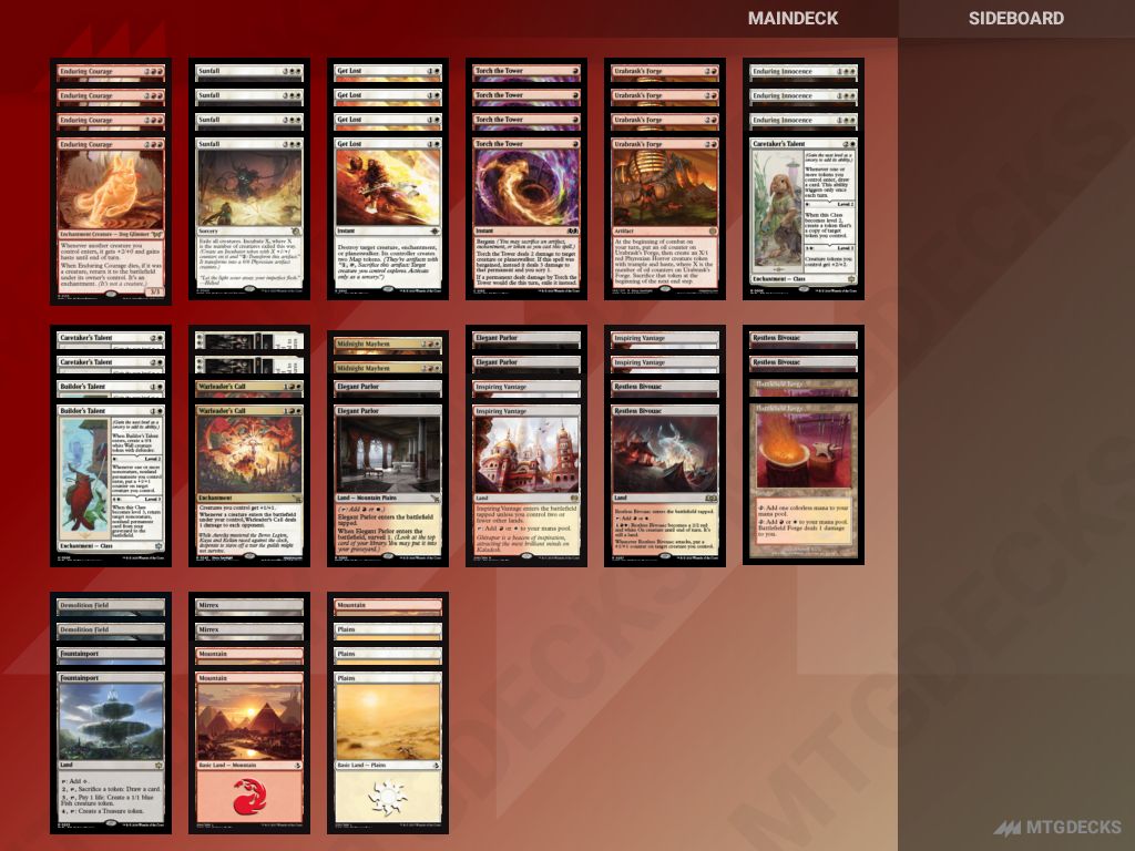 Arena Standard S Boros Tokens w/Haste deck by Lobo Blanco • MTG DECKS