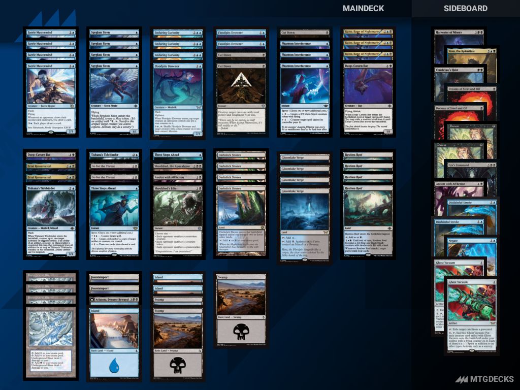 Standard Dimir Midrange deck by Ivan Errico • MTG DECKS