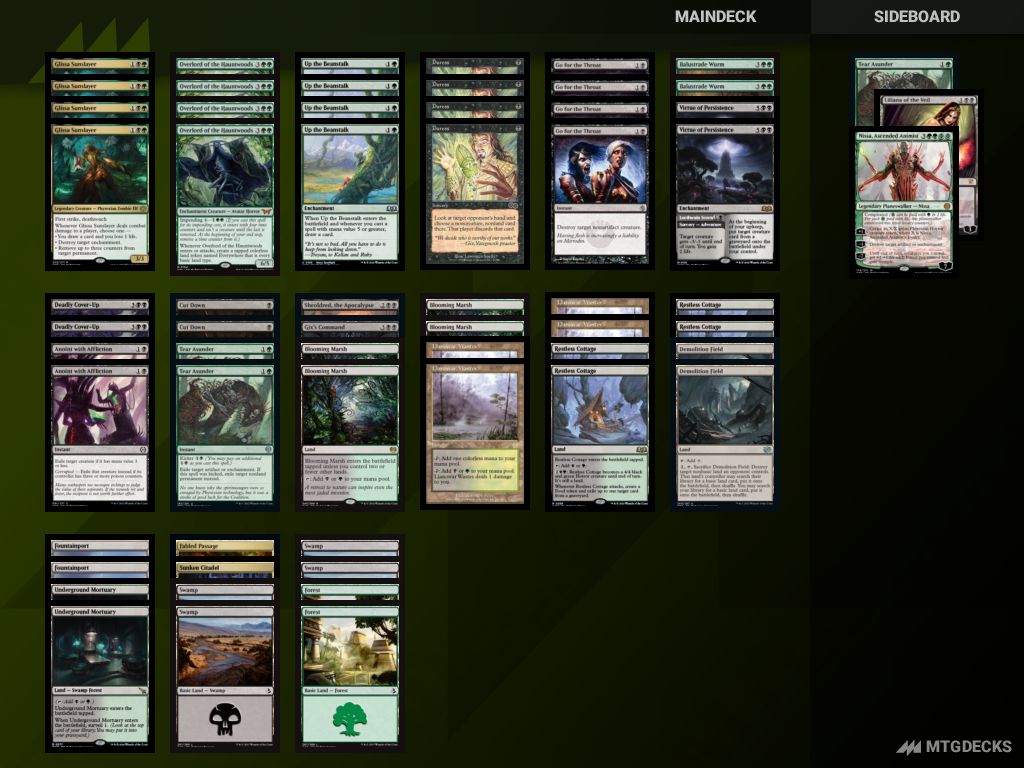 Arena Standard Golgari Midrange deck by XRICHGX • MTG DECKS