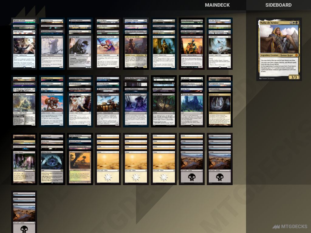 Historic-Brawl Nalia de'Arnise deck by HistoricBrawler • MTG DECKS