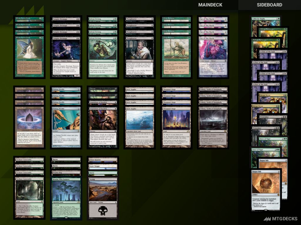 Legacy Dark Depths deck by DarkDepthsAniki • MTG DECKS