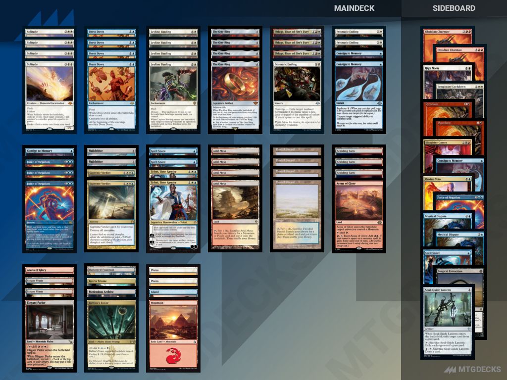 Modern Jekai Ring deck by Markus Stimpfle • MTG DECKS