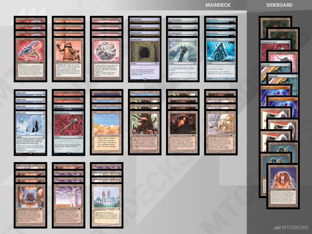 Old-school Prison deck by Raymond Mitchell • MTG DECKS