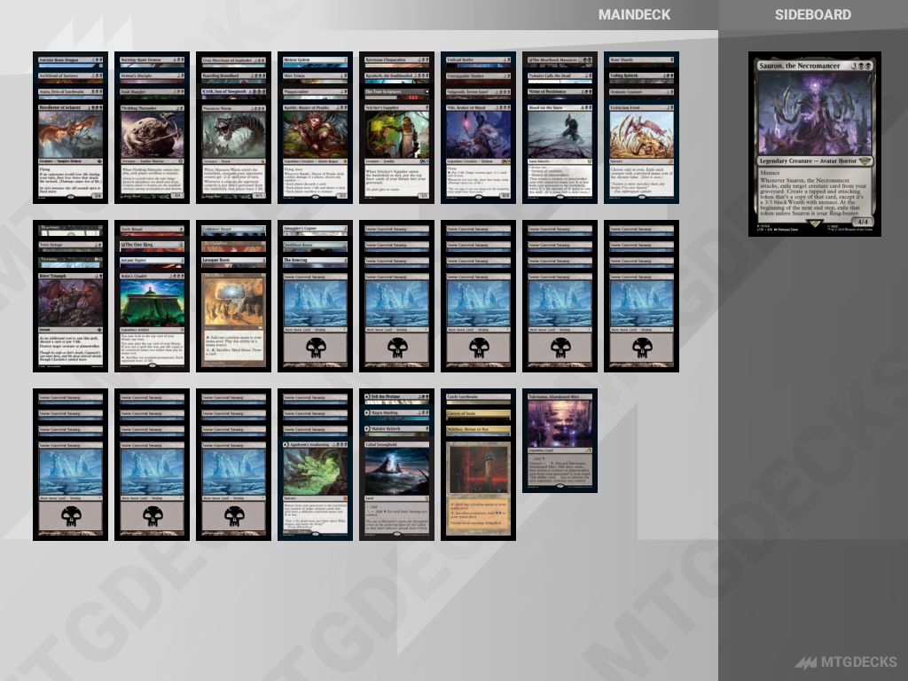 Historic-Brawl Mega Sauron deck by titanovix • MTG DECKS
