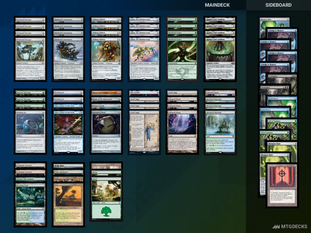 Modern Hardened Scales deck by MrSeri • MTG DECKS