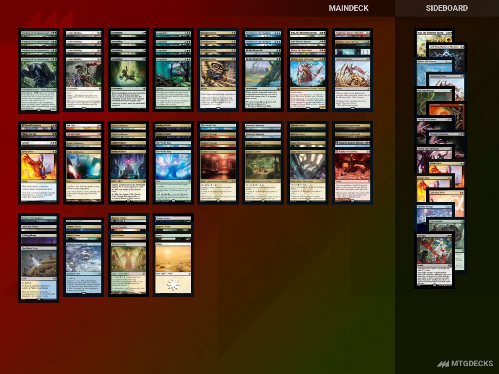MTG Explorer Gods Tree top decks • MTG DECKS