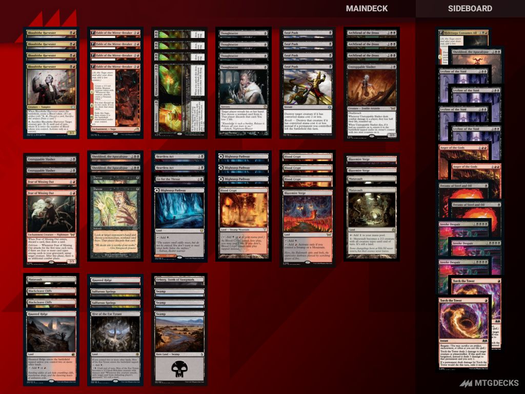 Pioneer Rakdos Demons deck by Adria Martin • MTG DECKS