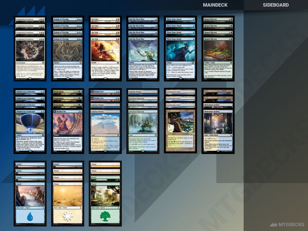 Arena Standard Bant Control deck by HamHocks42 • MTG DECKS