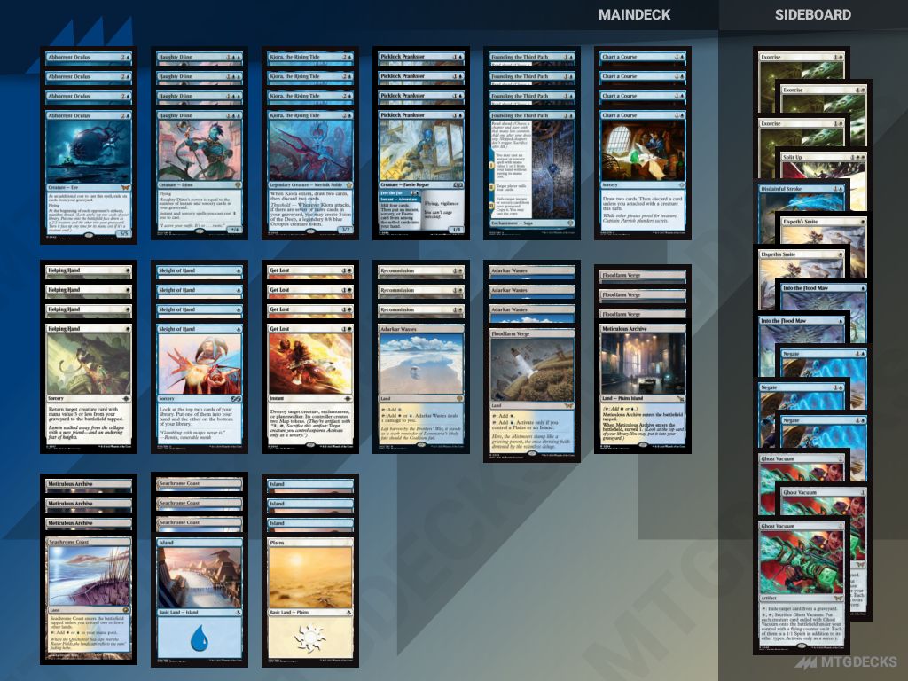 Standard Azorius Tempo deck by HelpfulHobo • MTG DECKS