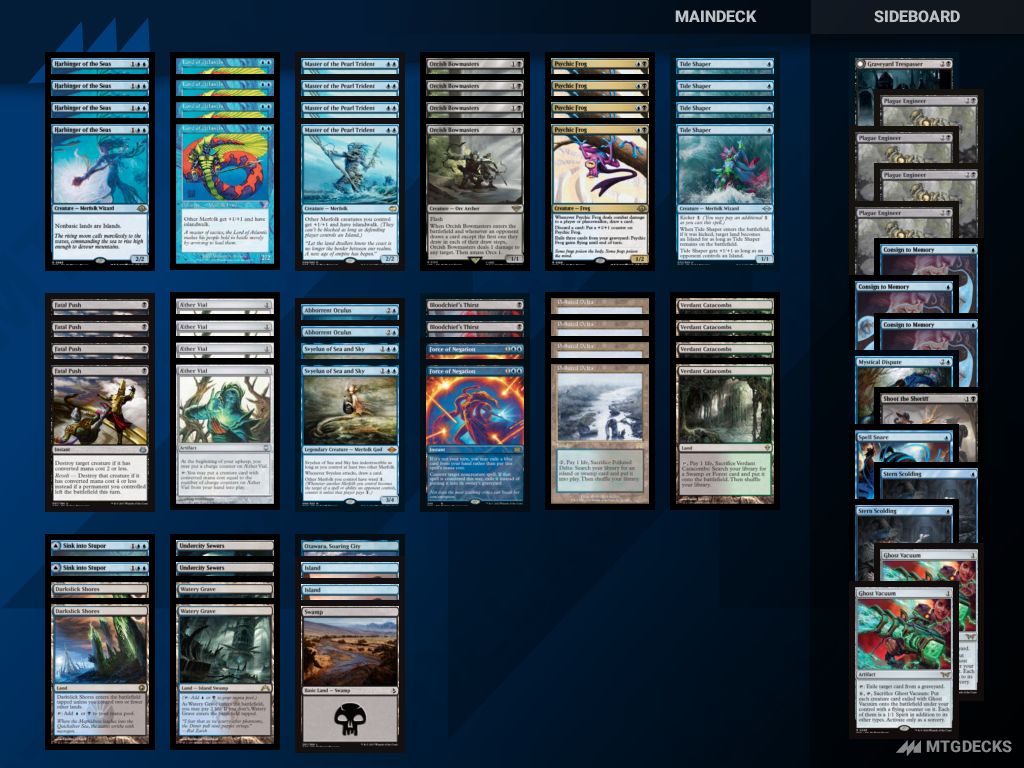 Modern Merfolk deck by Kawahara Ryouta • MTG DECKS