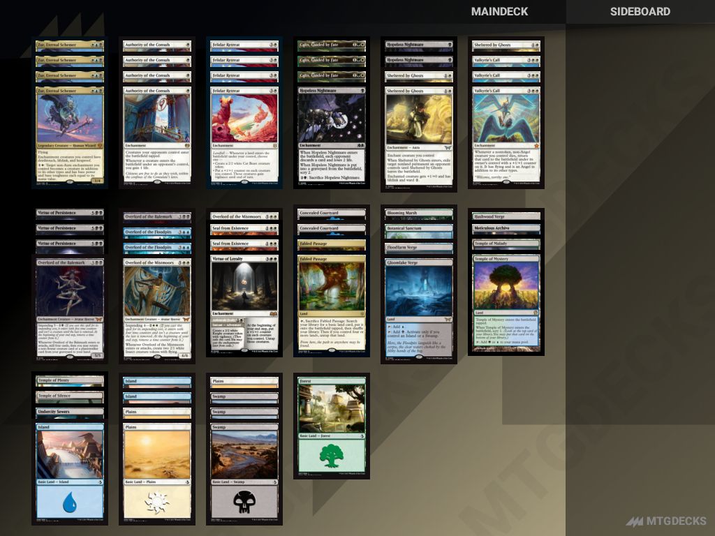 MTG Standard Foundations 4 Color Zur top decks • MTG DECKS