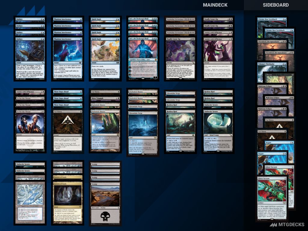 Standard Dimir Demons deck by ResponsiblyStupid • MTG DECKS