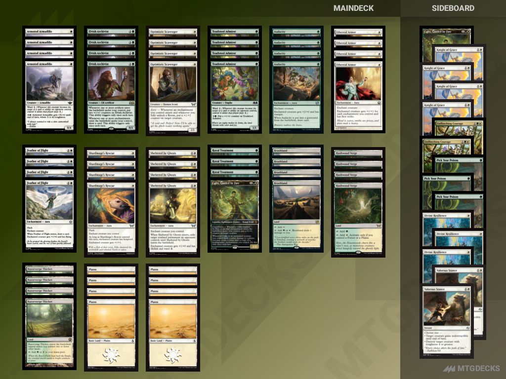 Standard Selesnya Auras deck by Traft • MTG DECKS
