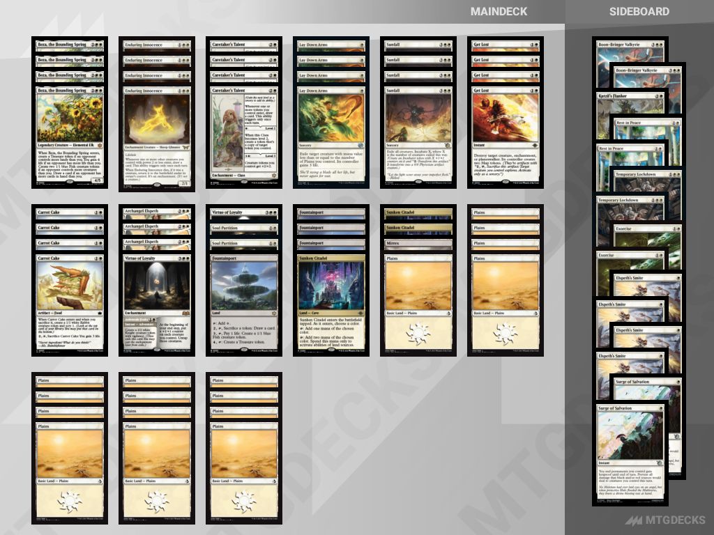 Standard Mono White control deck by miyajima junichi • MTG DECKS