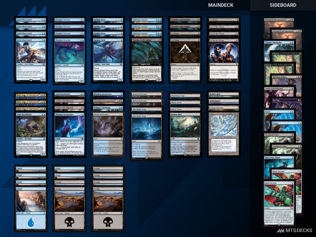 Arena Standard Dimir (S) deck by Sector Pizza • MTG DECKS