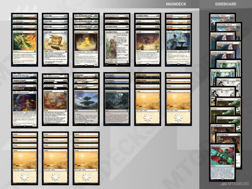 Standard Mono White control deck by tsuchiya atsushi • MTG DECKS