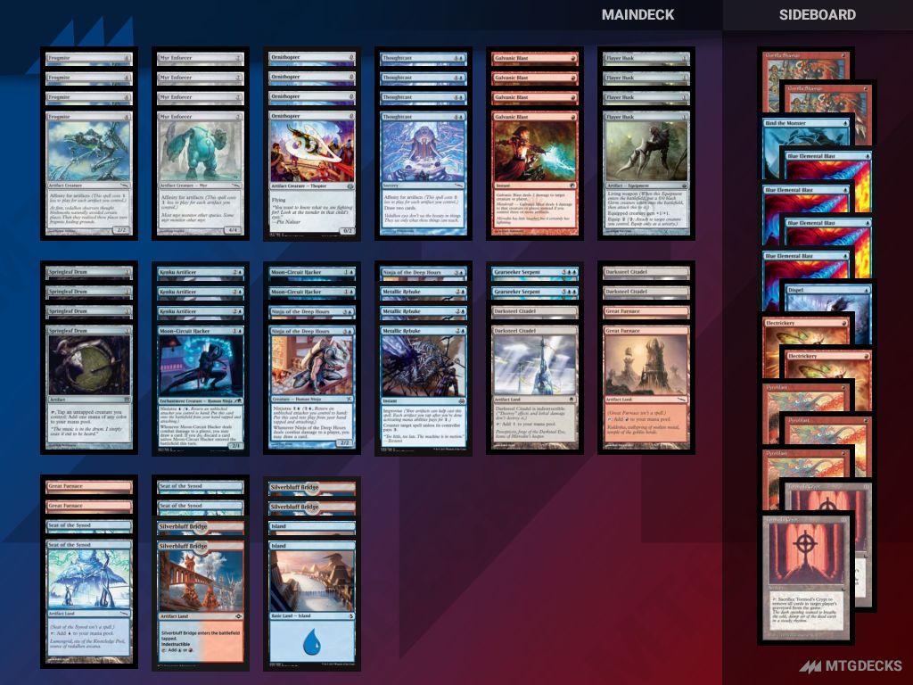 Pauper Cyber Ninjas deck by Josiah L • MTG DECKS