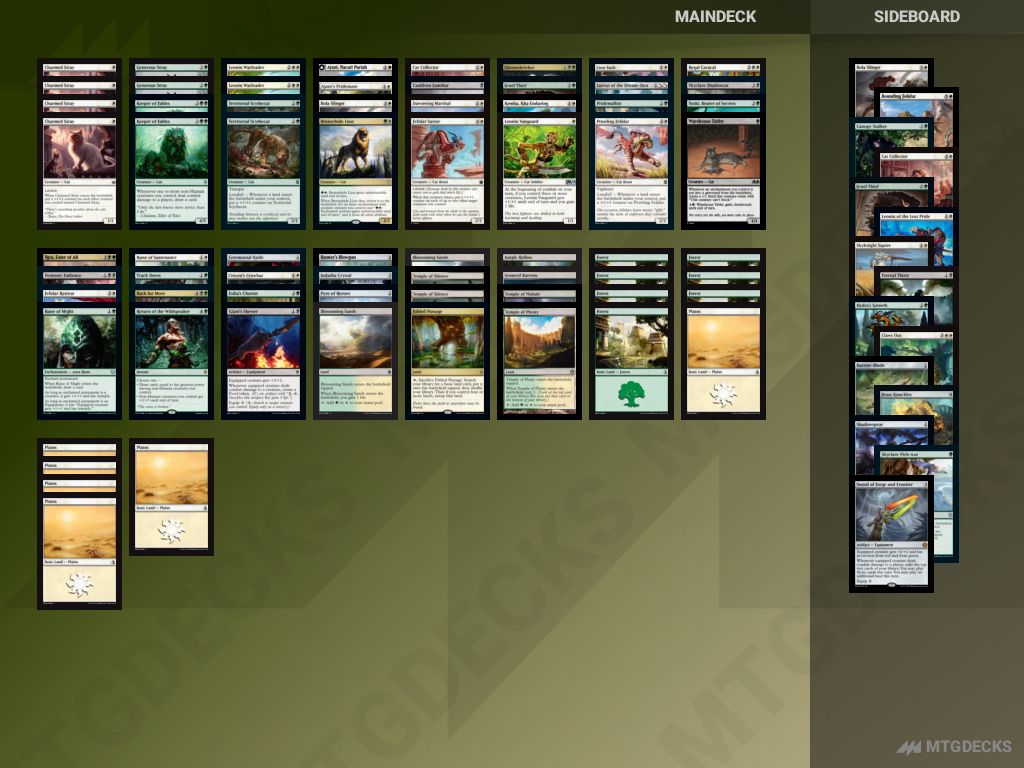 Timeless Cats deck by cognativecrisis • MTG DECKS
