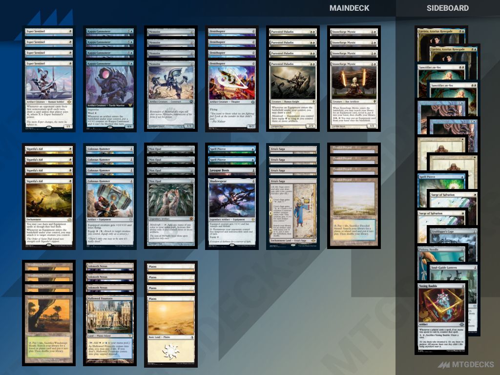 Modern Hammer Time deck by TheCodyBroten • MTG DECKS