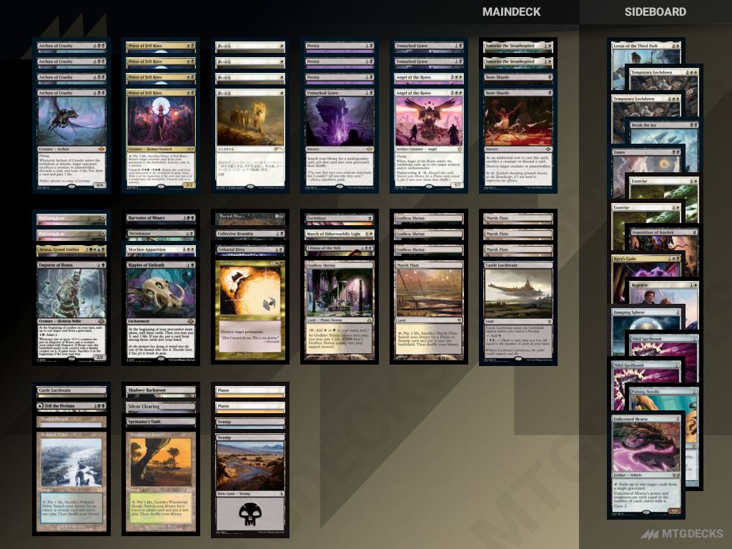 MTG Modern Orzhov Reanimator top decks • MTG DECKS