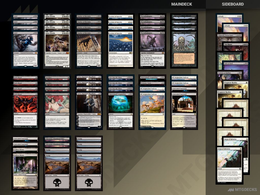 Arena Timeless New Age Shadow Sac deck by TheSteelCurtain21 • MTG DECKS