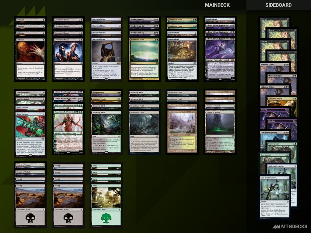Arena Standard Golgari Control deck by Dylan • MTG DECKS