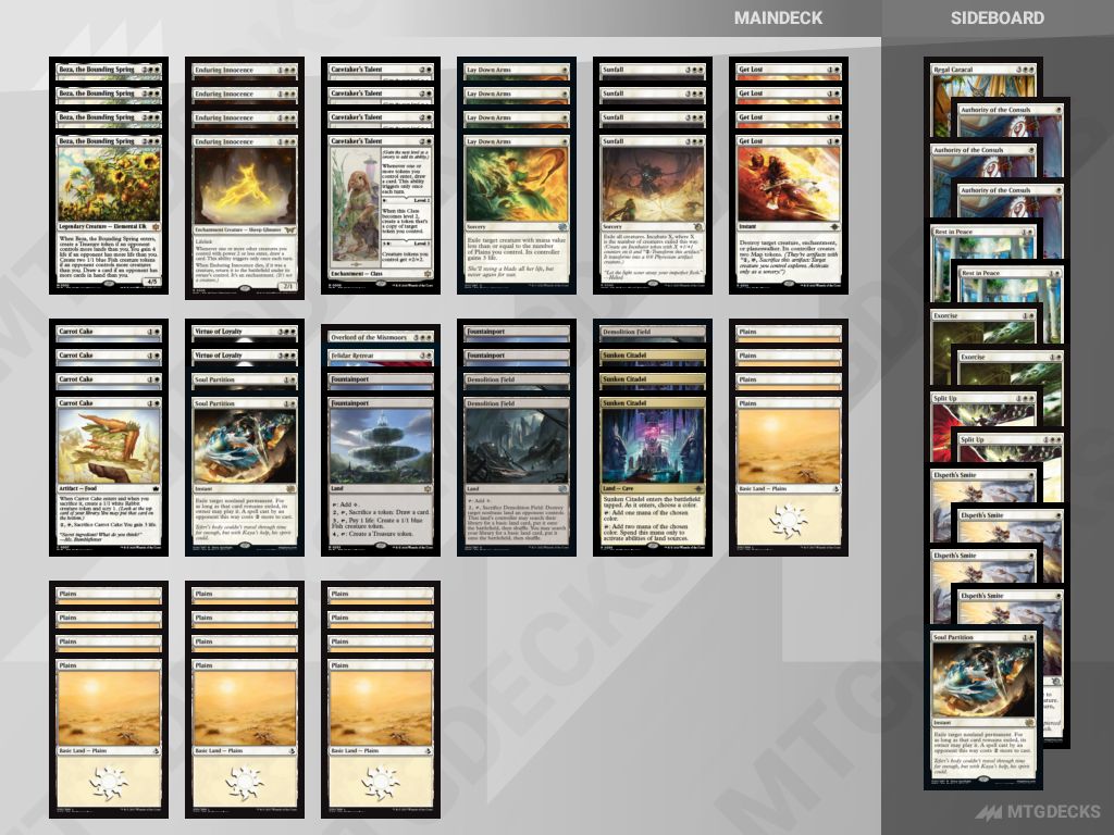 Standard Mono White control deck by MUKAI TAKASHI • MTG DECKS