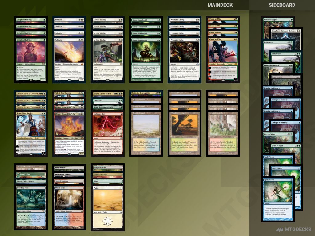 Modern 4 Color Omnath deck by mcertain • MTG DECKS
