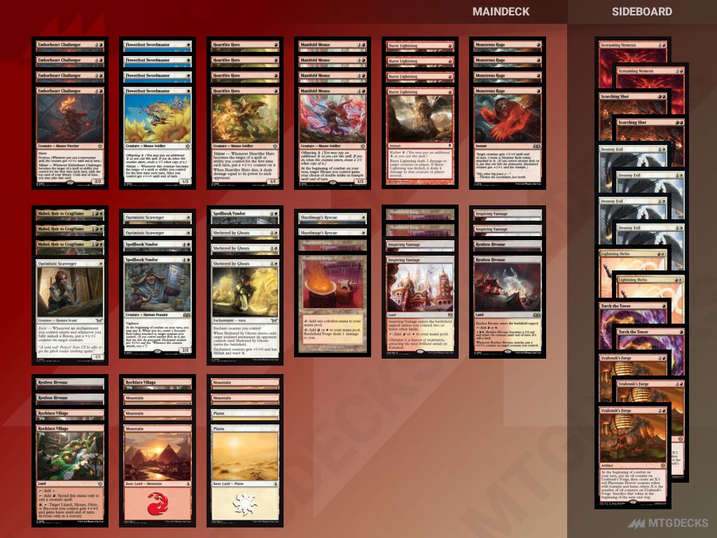 Standard Boros Auras deck by MixolydianMagus • MTG DECKS