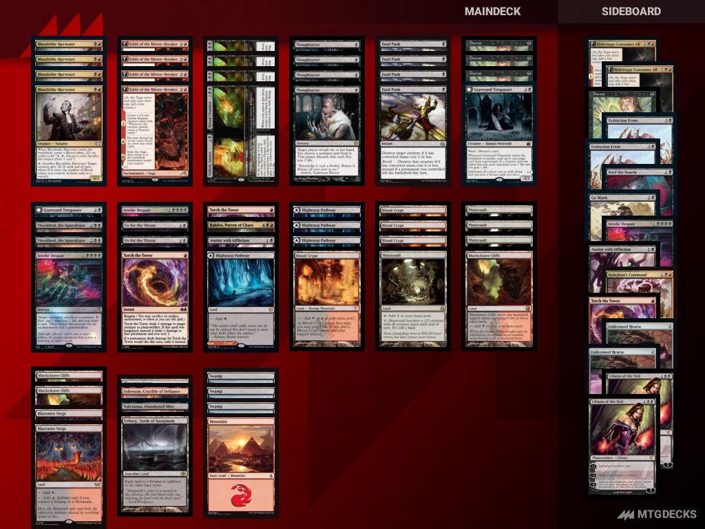 Arena Explorer Taller RB Demons deck by Jaffer • MTG DECKS