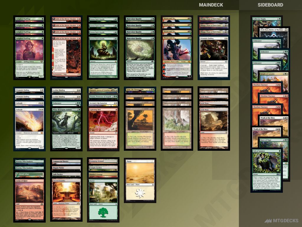 Modern 4 Color Omnath deck by Elkhad • MTG DECKS