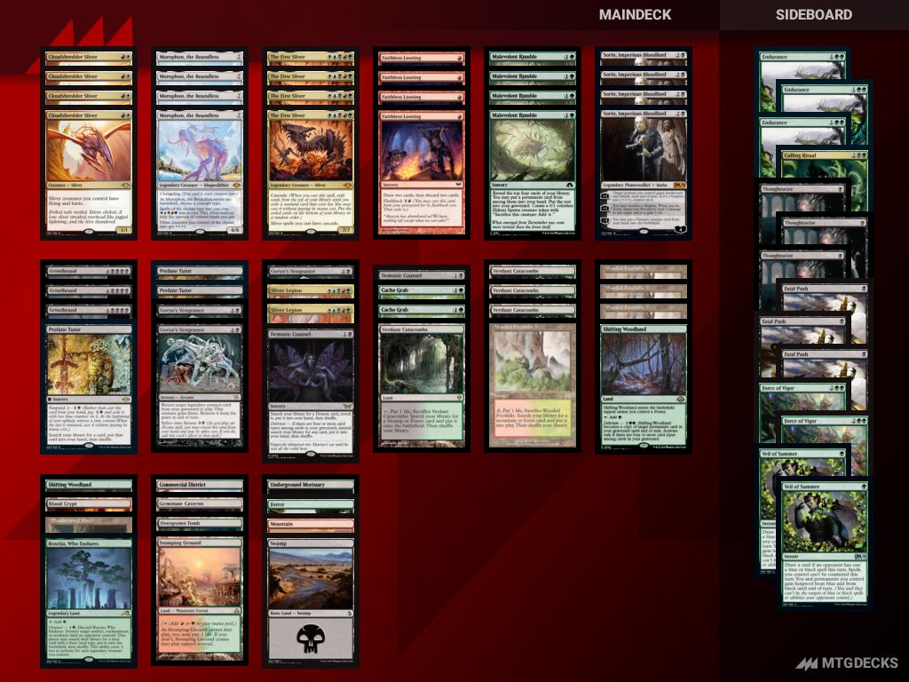 Modern Slivers deck by ScreenwriterNY • MTG DECKS