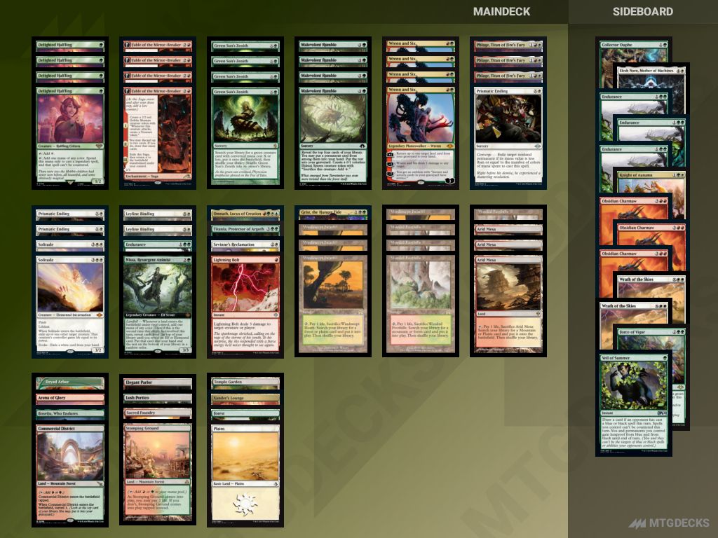 Modern 4 Color Omnath deck by Waldo- • MTG DECKS