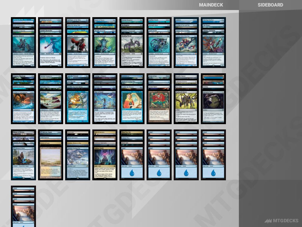 Commander Svyelun of Sea and Sky deck by Nakamura Kei • MTG DECKS