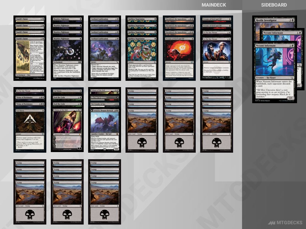 Arena Standard Faster-dump deck by gypsywho • MTG DECKS
