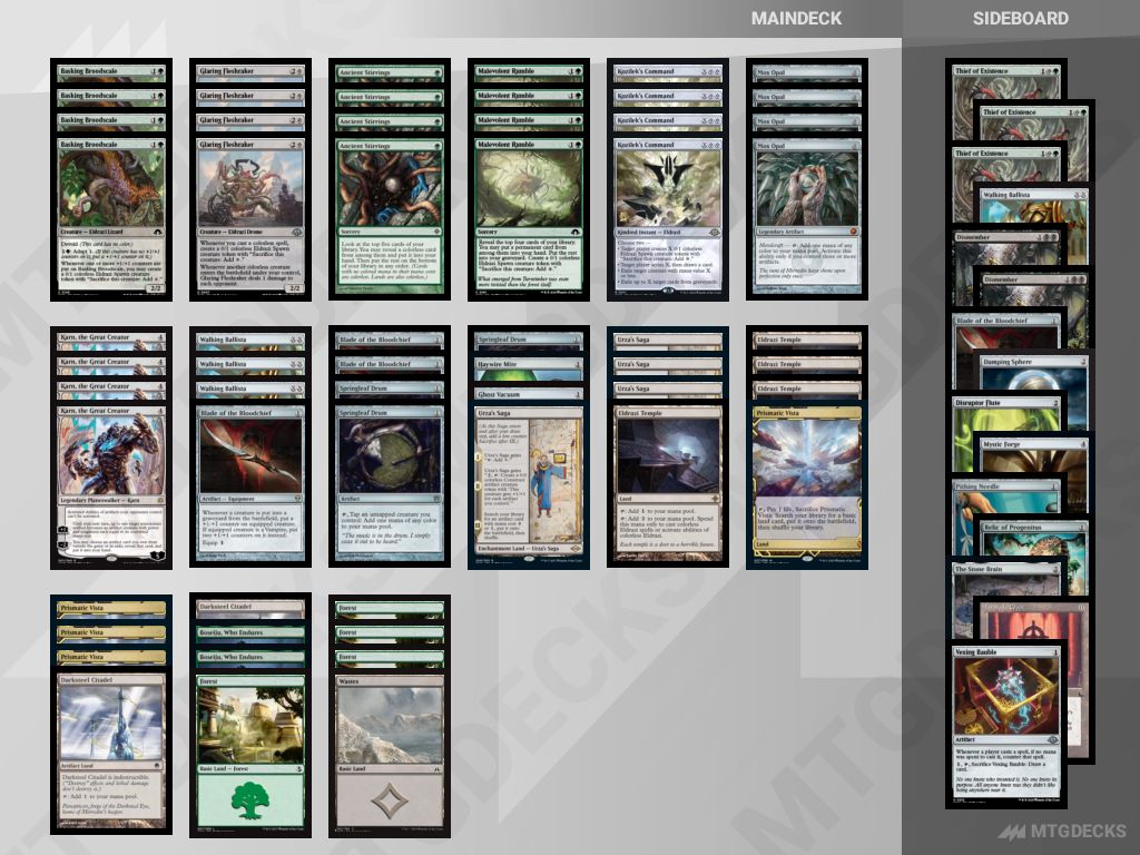 Modern Eldrazi Bloodchief Combo deck by SanPop • MTG DECKS