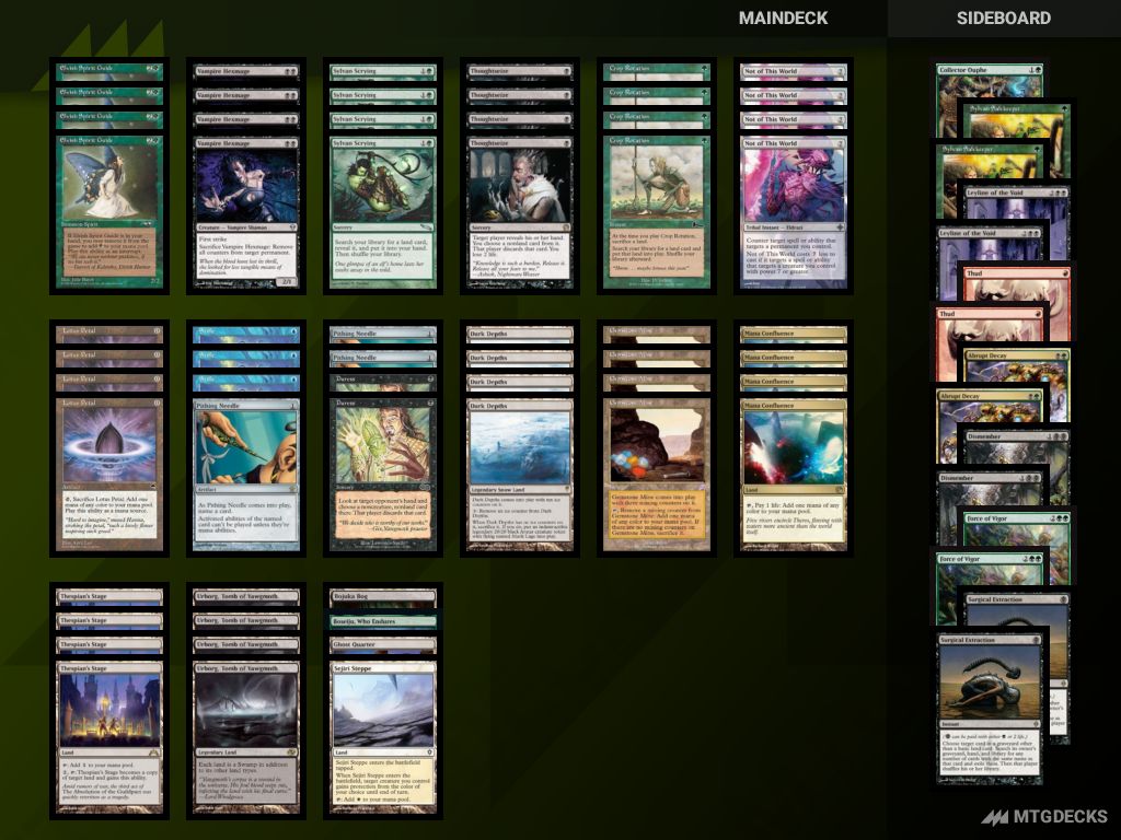 Legacy Dark Depths deck by DarkDepthsAniki • MTG DECKS