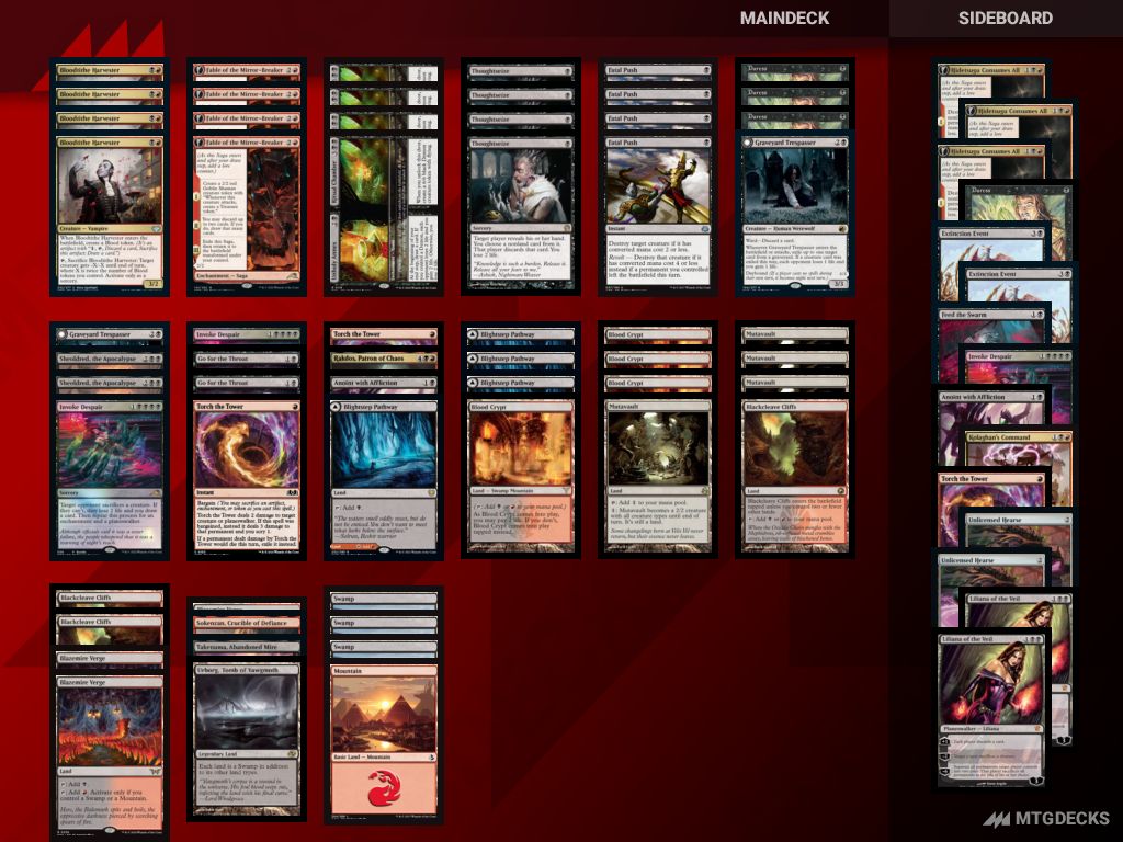 Arena Explorer Taller RB Demons deck by Jaffer • MTG DECKS