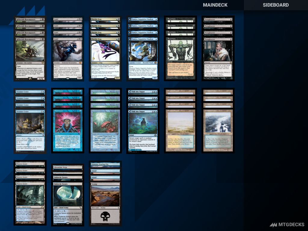 Arena Timeless Dimir Frog deck by postscriptthree • MTG DECKS