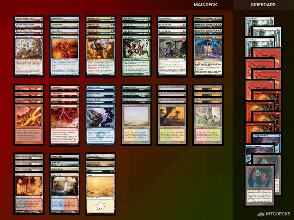 Modern Domain Zoo deck by Matsumura Tomoaki • MTG DECKS
