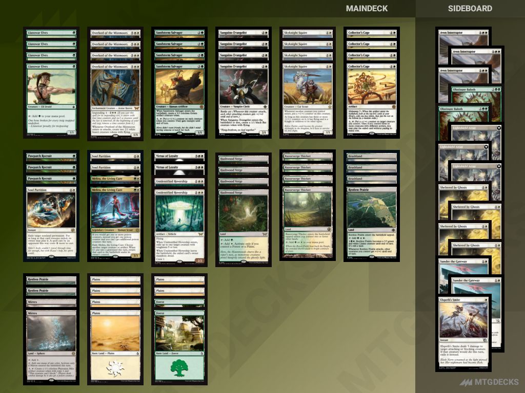 Standard Selesnya Aggro deck by Lizzie Harms • MTG DECKS