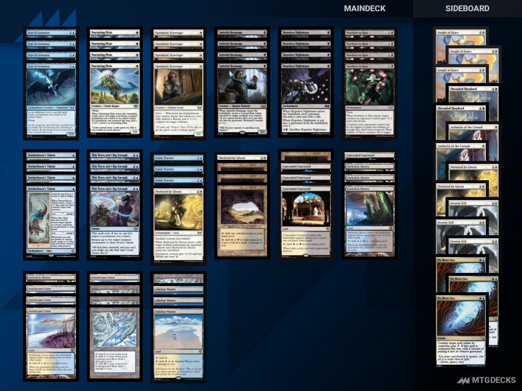 Standard Esper Pixie deck by Nick "The Honse Man" Roller • MTG DECKS