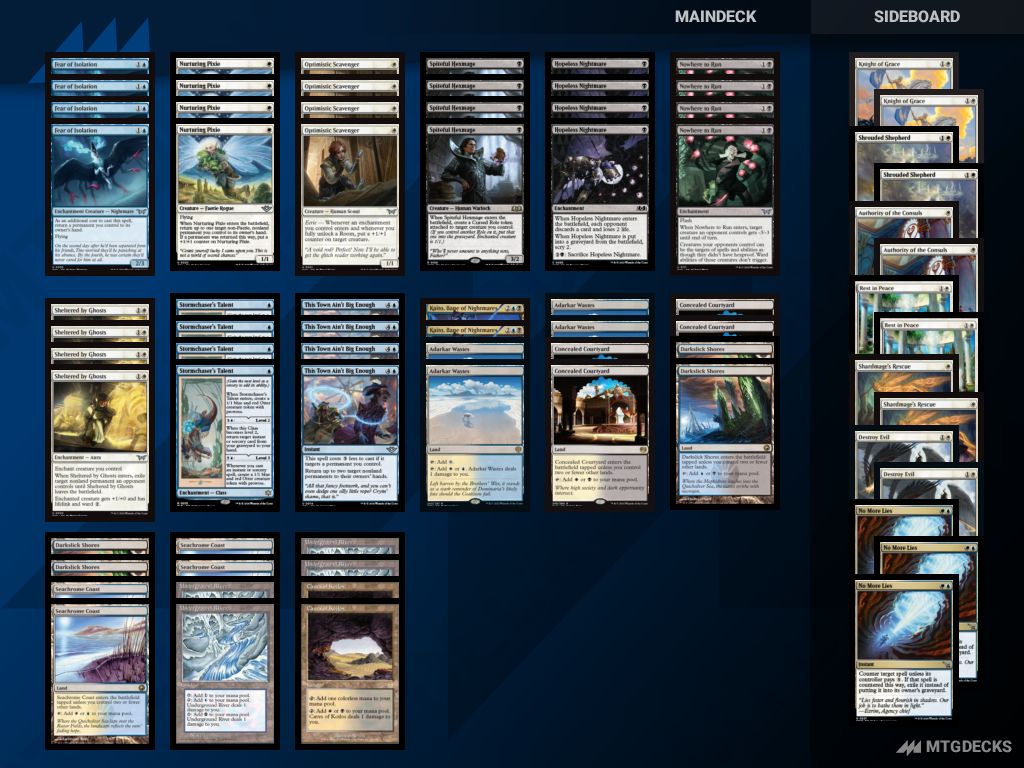 Standard Esper Pixie deck by Alex Mogensen • MTG DECKS