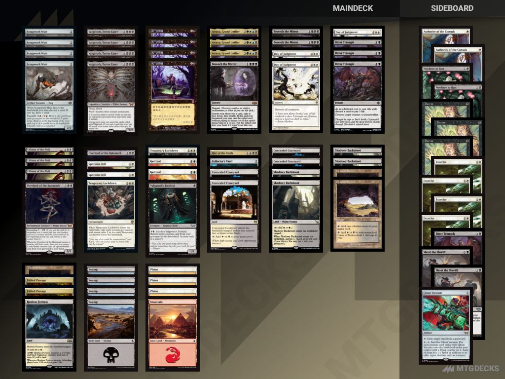 Standard Mardu Reanimator deck by David Mathena • MTG DECKS