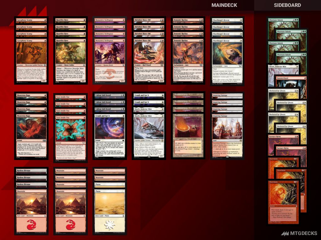 Arena Standard FDN RW deck by scvirnay • MTG DECKS