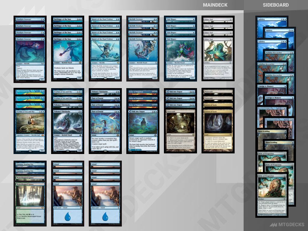 Modern Merfolk deck by Marco Vanini • MTG DECKS