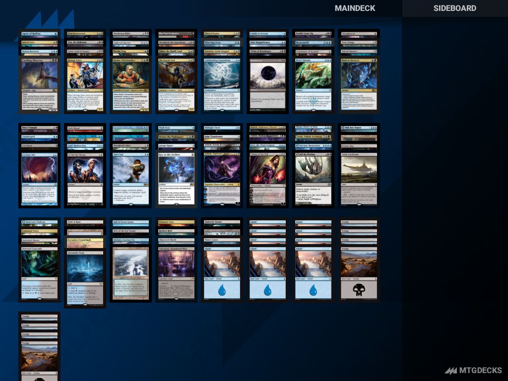 Arena Historic-Brawl Mindstealer deck by Amazonian • MTG DECKS