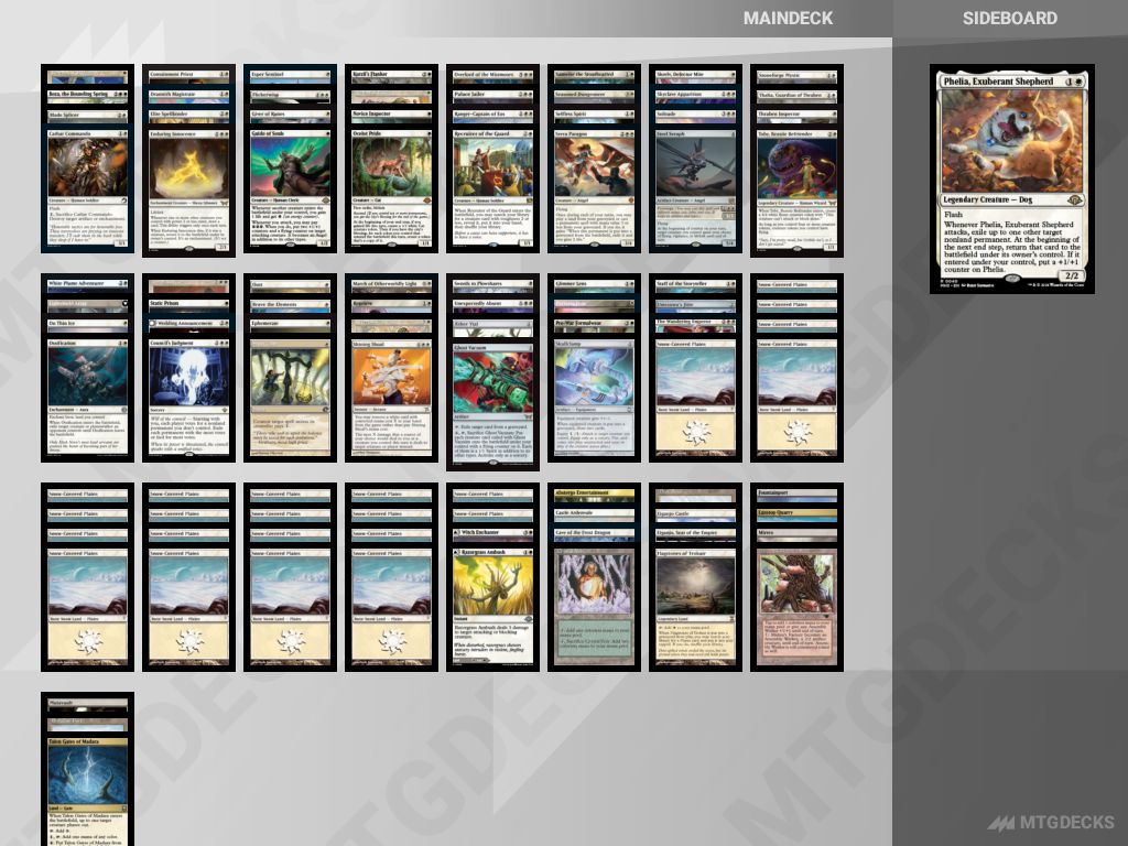 Duel-Commander Phelia, Exuberant Shepherd deck by Jooji Sugahara • MTG ...