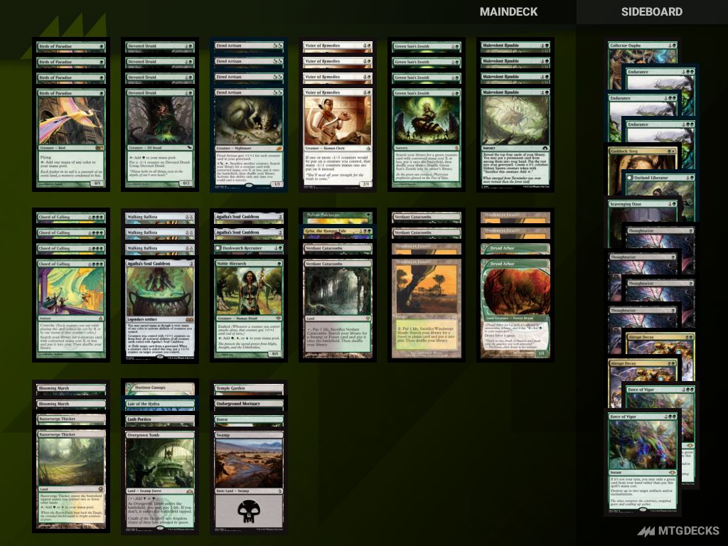 Modern Devoted Druid deck by bcs8995 • MTG DECKS
