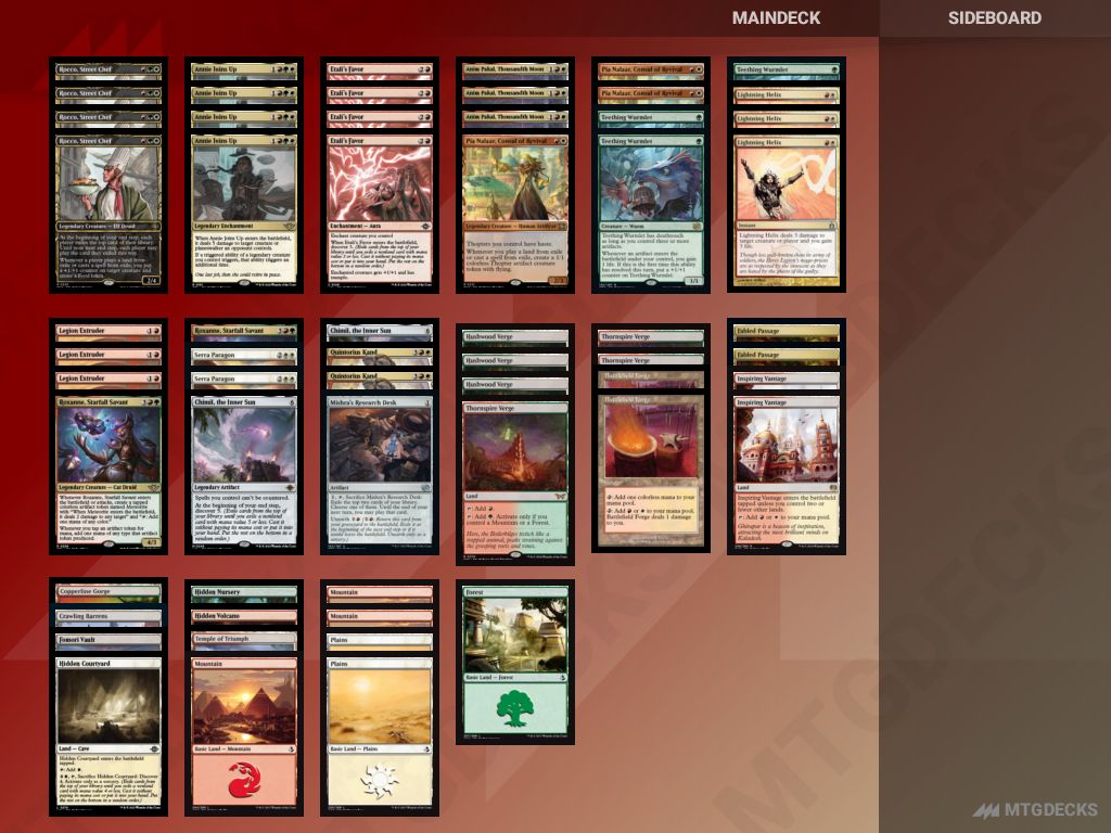 Arena Standard New Deck (30) deck by MtGDvd • MTG DECKS